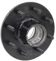 China 8 Bolts 6.5'' PCD Trailer Idler Hub Assembly for 7000 Lbs Axle with 25580/14125A Bearings for sale