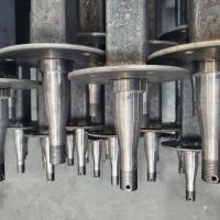 China OEM 40MM Round Trailer Axle 3500 Lb Capacity Straight Unbrake Design with Mounting Plate for sale