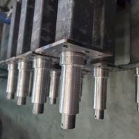 China 3500lbs 50mm Square Unbraked Trailer Axle with Mounting Plate - 6x5.5