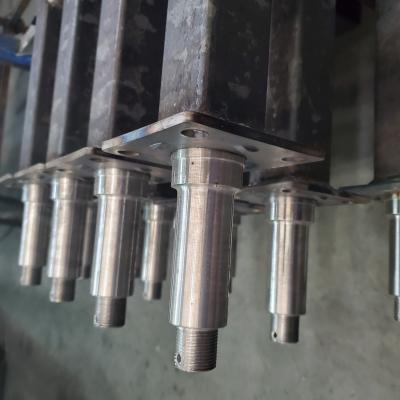 China 3500lbs 50mm Square Unbraked Trailer Axle with Mounting Plate - 6x5.5