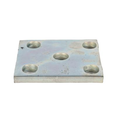 China 60mm Leaf Spring U-Bolt Plate for Trailer Suspension - 3500kg Axle Capacity, 1500kg Spring Load for sale
