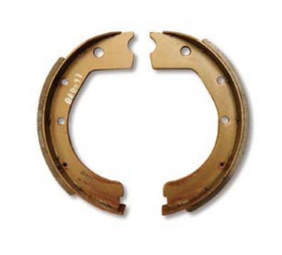 China Dacromet B07E 7-1 1/4 Electric Brake Shoes for Trailers - 750kg Payload Capacity 12V System for sale