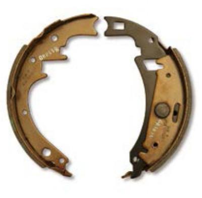 China Airui 10×2 1/4 Inch Hydraulic Trailer Brake Shoes with 3500 lb Capacity for Mountain Terrain for sale