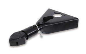 China Black E-Coated Trailer Hitch Coupling 2-5/16 Inch Ball 12500 lbs Capacity Heavy Duty Tow Ball Coupler for sale