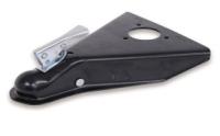 China Black 17 Inch Trailer Hitch Coupler 5000 Lb Capacity with 2 Inch Ball Size and Standard Galvanized Finish for sale