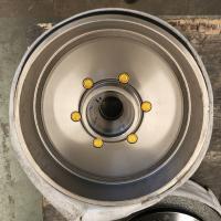 China 6 Studs 12 Inch Trailer Brake Drum Alko Type Pressed In Studs for sale