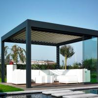 China Garden Motorized Aluminum Pergola Accessories Outdoor Patio Louvres for sale