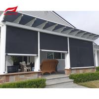 China Zip Screen Motorized Outdoor Roller Blinds Window Shade Waterproof For Patio for sale