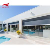 China UV PROTECTION Outdoor Roller Blinds Window Waterproof Ziptrak Patio Blinds for sale