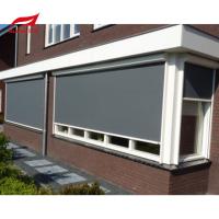China Smart Motorized Zip Track Blinds Outdoor Windproof Rainproof for sale