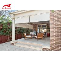China Sunshade Waterproof Outdoor Roller Blinds Smart Motorized Zip Track Blinds for sale