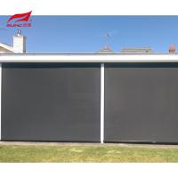 China Motorized Outdoor Roller Blinds Waterproof Patio Window Sunshade Zip Track Blinds for sale