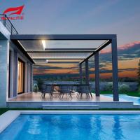 China Outdoor Swimming Pool Waterproof Sunshade Customized Aluminum Alloy Pergola for sale