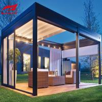 China Bioclimatica Motorized Outdoor Aluminum Pergola Awning Waterproof House Garden for sale