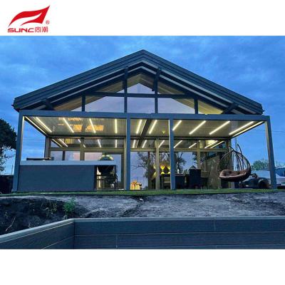 China Awning Bioclimatica Motorized Aluminum Pergola Waterproof Outdoor Garden for sale