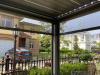 China Motorized Garden Outdoor Aluminium Pergola Rodent Proof With Zip Screen for sale