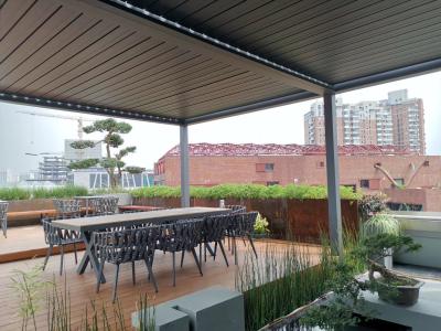 China 10 X 13 Ft Motorized Aluminum Waterproof Louvered Pergola Outdoor for sale
