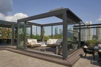 China Louvered Motorized Aluminum Pergola Bioclimatic Outdoor 10 X 12 Ft for sale