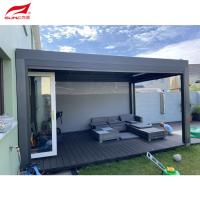 China Bioclimatic Motorized Aluminium Pergola Louvered 10