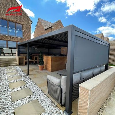 China Gazebo Motorized Aluminum Pergola 10