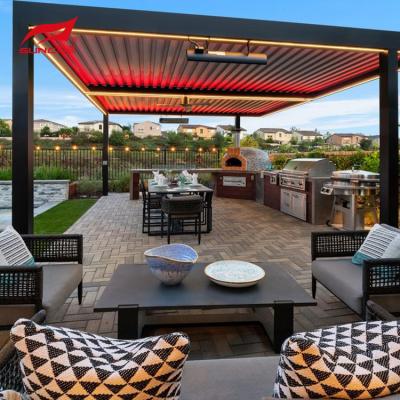 China Motorized Waterproof Outdoor Garden Pergola 10