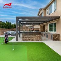 China Outdoor Aluminium Alloy 6063 Motorized Louvered Pergola With IP67 Testing for sale