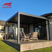 China All Stainless Steel Post Of Motorized Waterproof Outdoor Garden Pergola With Ip67 Testing for sale