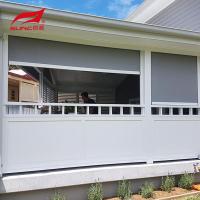 China Motorized Window Roller Shade Standard Colors Sunshade System Outdoor Roller Blind for sale