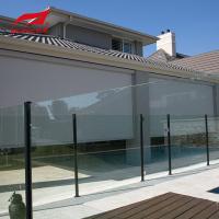 China Outdoor Sunshade System with Insect Proof and Roller Motor Zip Track Outdoor Blinds for sale