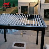 China Waterproof Windproof Customized Aluminum Pergola Prototype Machining For Office Room Space for sale