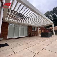 China Waterproof Windproof Customized Aluminum Pergola Prototype Machining For Office Room Space for sale