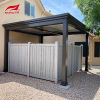 China Customized Pergola Color Aluminum Retractable Pergola In 3x3m Size for sale