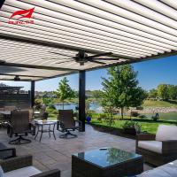 China Customized Pergola Color Aluminum Retractable Pergola In 3x3m Size for sale