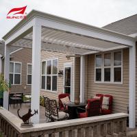 China Customized Motorized Aluminum Pergola For Outdoor Swimming Pool Area for sale