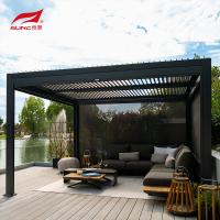 China Outdoor Motorized Garden Aluminium Pergola With SS Grade 304 and a Remote Control for sale