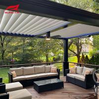 China Freestanding Motorized Aluminum Pergola 3x6m For Office Space for sale