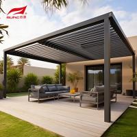 China Customized Size Aluminum Retractable Pergola For Garden And Swimming Pool for sale