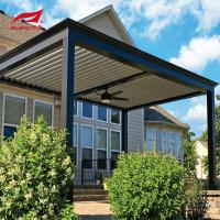 China Customized Size Aluminum Retractable Pergola For Garden And Swimming Pool for sale