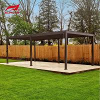 China Swimming Pool And Garden Motorized Aluminum Pergola With Customized Size for sale