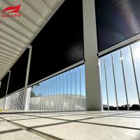 China sunshade system outdoor roller blind standard colors window roller shade reel box screen electric Outdoor Roller Blinds for sale