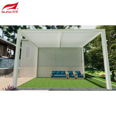 China Customized Aluminum Motorized Pergola with Adjustable Louvers for sale