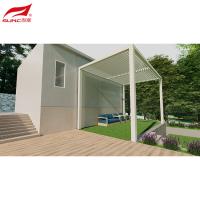 China Customized Aluminum Motorized Pergola with Adjustable Louvers for sale