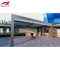 China Modern Motorized Pergola Aluminum Freestanding Installation Adjustable Louver Roof for sale