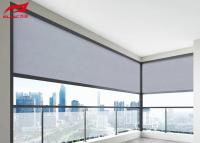China Window Outdoor Roller Blinds Waterproof Patio Roll Up Shade Zip Track Screen for sale