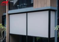 China Window Outdoor Roller Blinds Waterproof Patio Roll Up Shade Zip Track Screen for sale