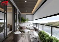China Window Outdoor Roller Blinds Waterproof Patio Roll Up Shade Zip Track Screen for sale