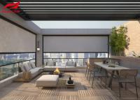 China Window Outdoor Roller Blinds Waterproof Patio Roll Up Shade Zip Track Screen for sale