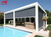 China Window Outdoor Roller Blinds Waterproof Patio Roll Up Shade Zip Track Screen for sale