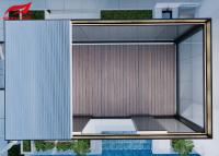 China Modern Customized Drainage System SS Grade 304 Aluminium Alloy 6063 Retractable Roof Pergola for sale