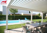China Outdoor Customized Motorized Backyard Pergola With Almuminium Alloy 6063 And IP67 Testing for sale